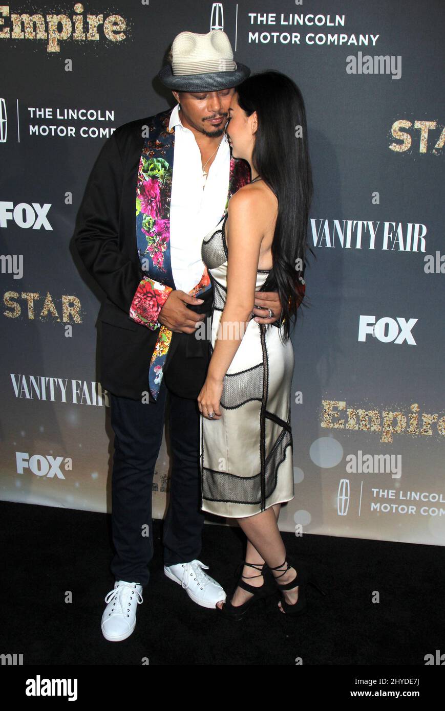 Terrence Howard & Mira Pak attending the 'Empire' & 'Star' Premiere ...