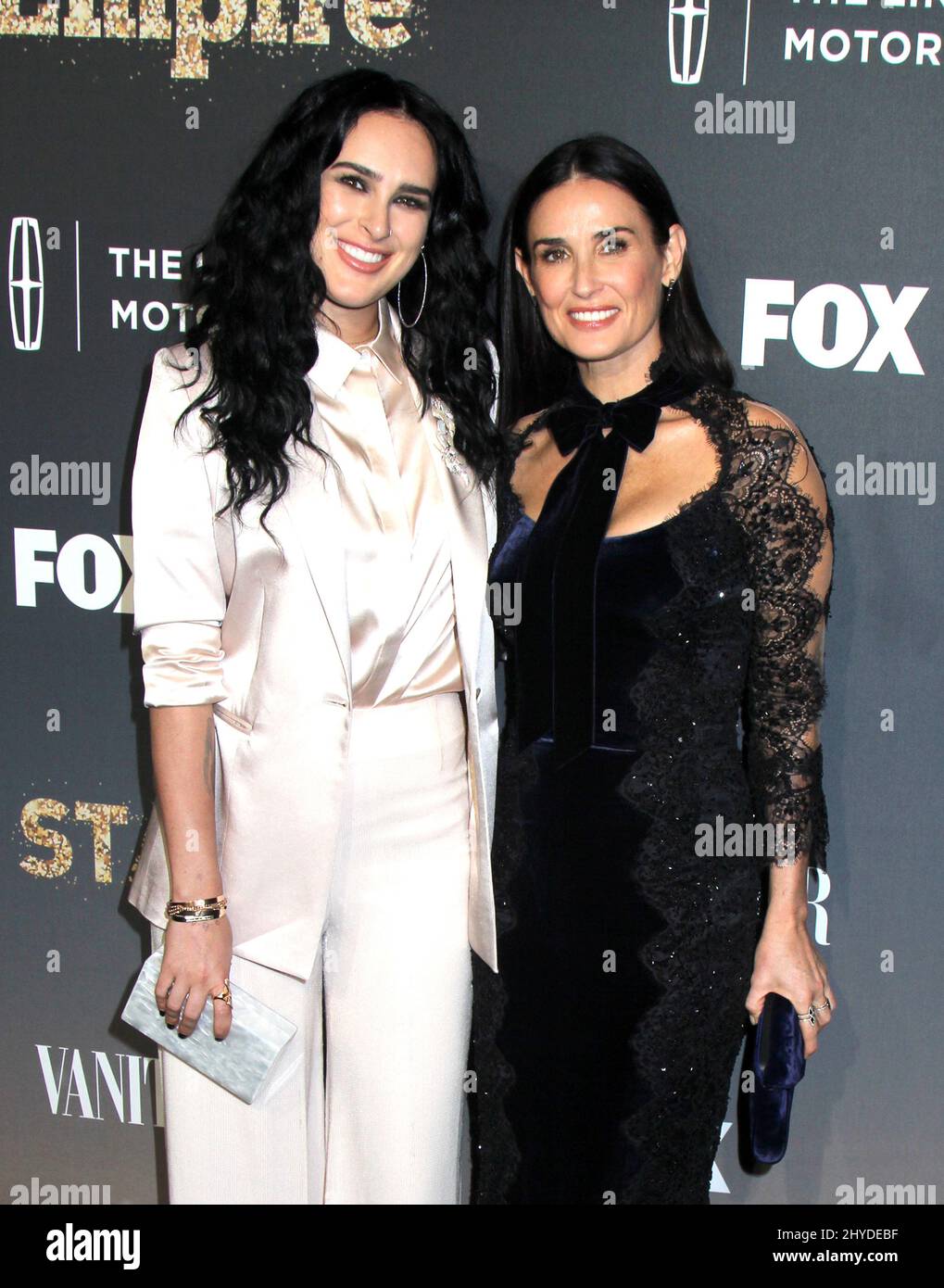 Rumer Willis and Demi Moore attends the 'Empire' and 'Star' Premiere ...