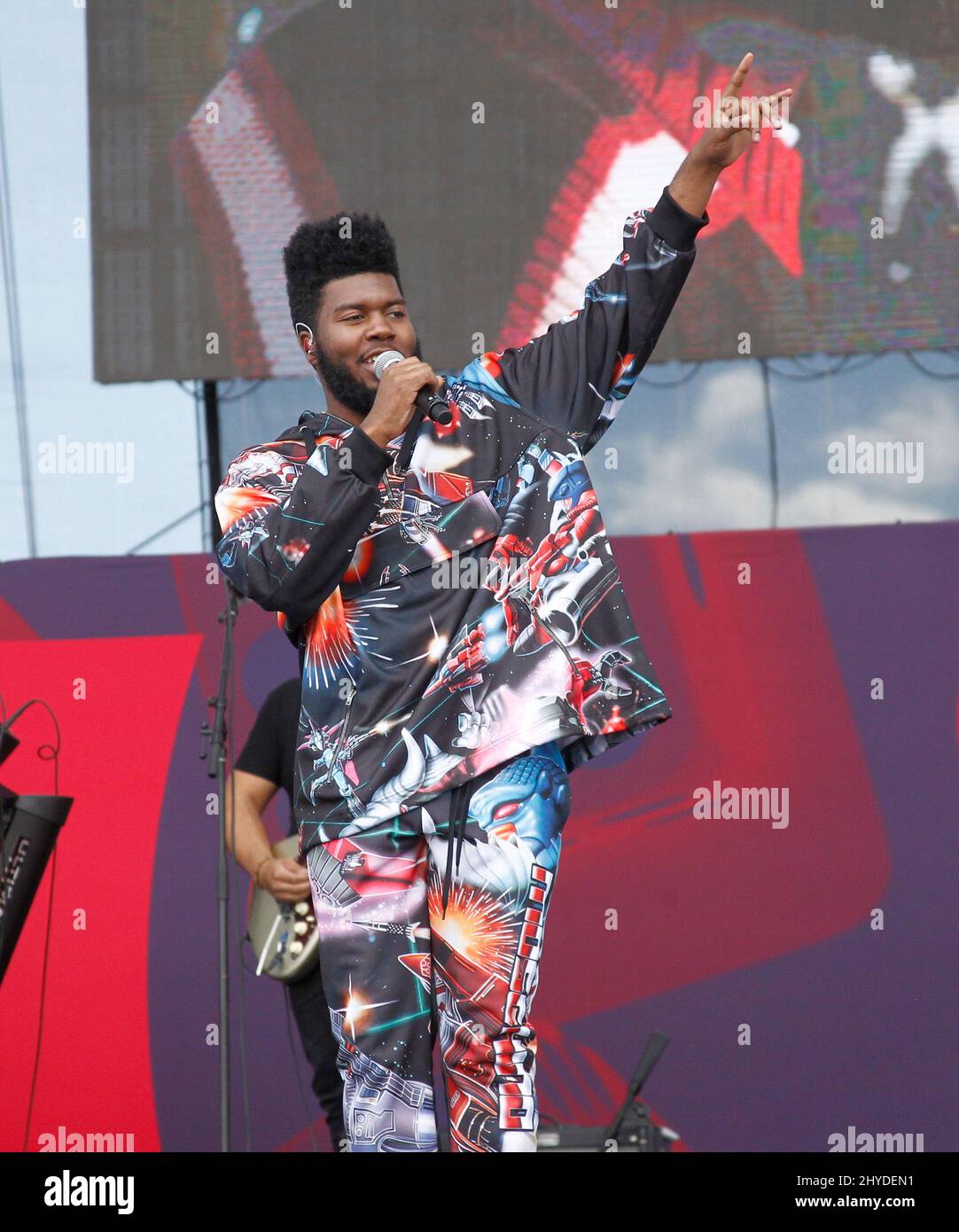 Khalid performing hi-res stock photography and images - Alamy