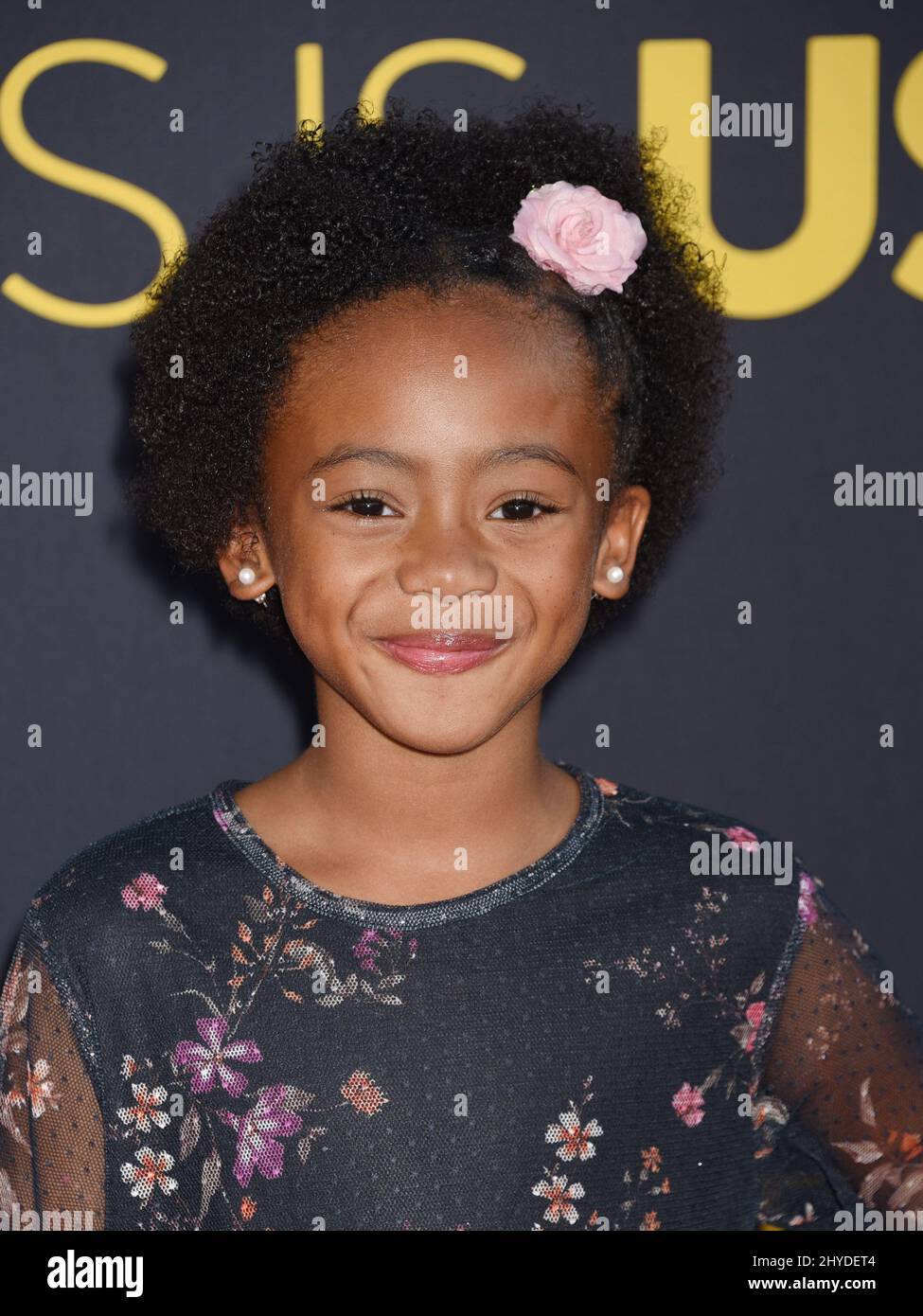 Faithe Herman attending the This Is Us Season 2 Premiere held at the ...