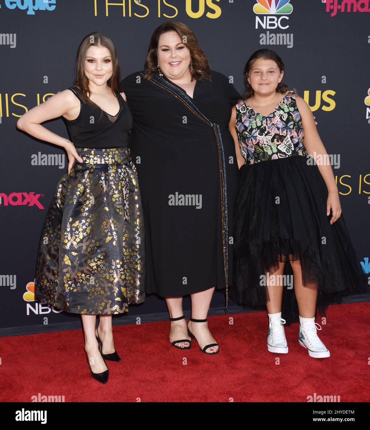 Hannah Zeile, Chrissy Metz and Mackenzie Hancsicsak attending the This ...