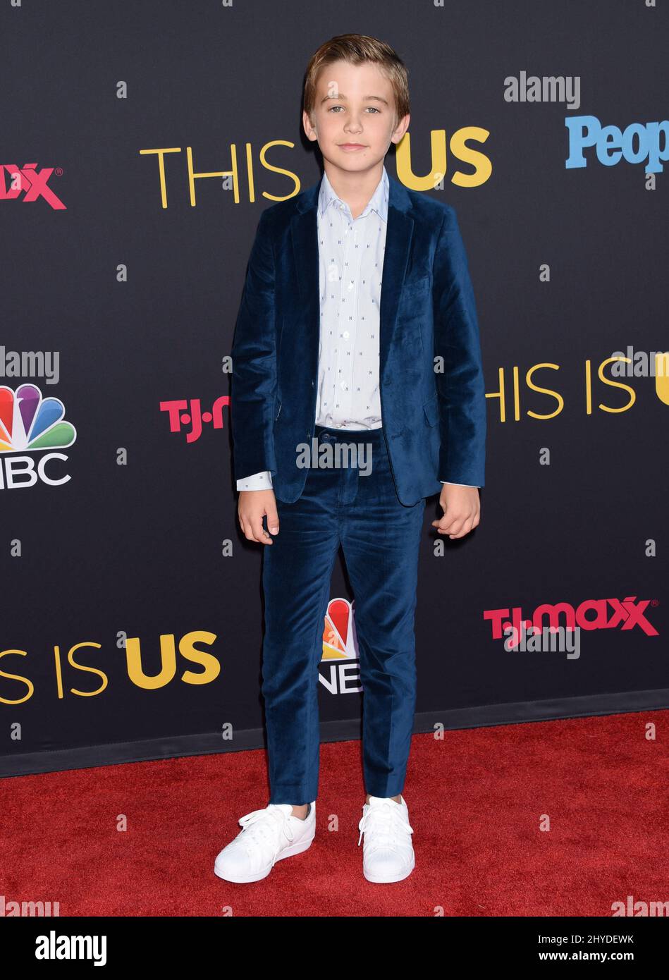 Parker Bates attending the This Is Us Season 2 Premiere held at the ...