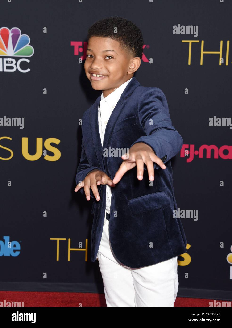 Lonnie Chavis attending the This Is Us Season 2 Premiere held at the ...