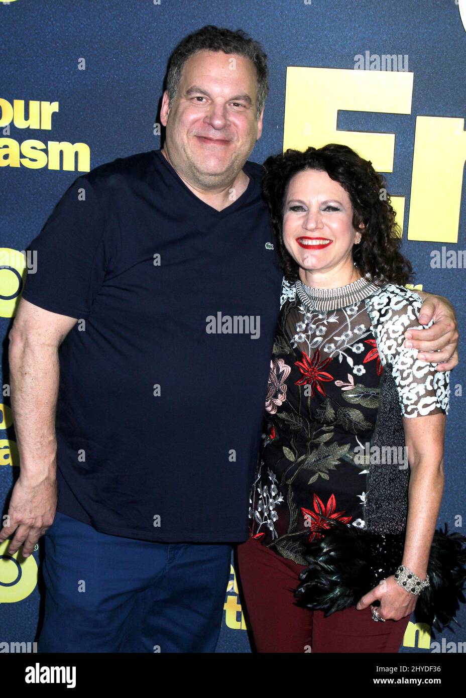 Jeff Garlin & Susie Essman attending 'Curb Your Enthusiasm' Season 9 ...