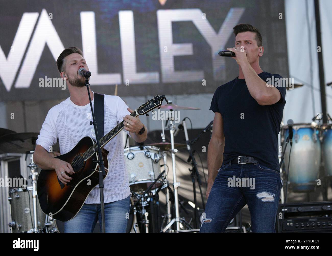 High Valley performing at Route 91 Harvest Music Festival held at the ...