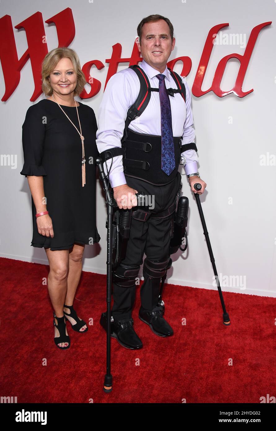 Gary Linfoot and Mari Linfoot attending the Opening Celebration of ...