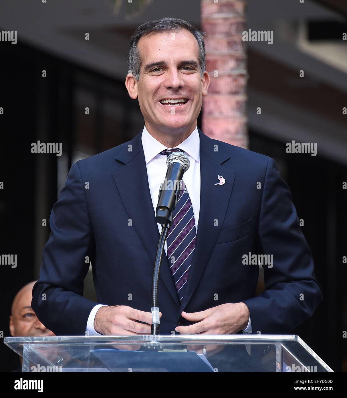 Mayor Eric Garcetti attending the Opening Celebration of Westfield ...