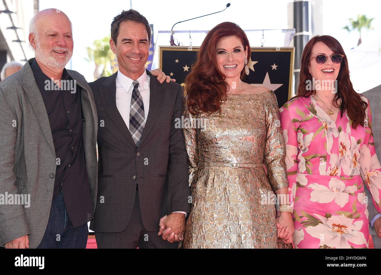 James Burrows, Eric McCormack, Debra Messing and Megan Mullally ...