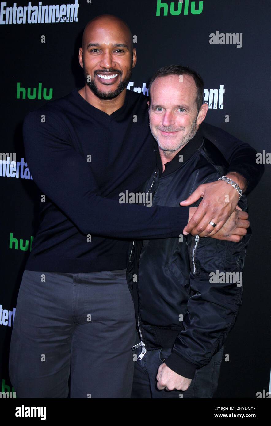 Henry Simmons & Clark Gregg attending the Hulu/Entertainment Weekly New ...