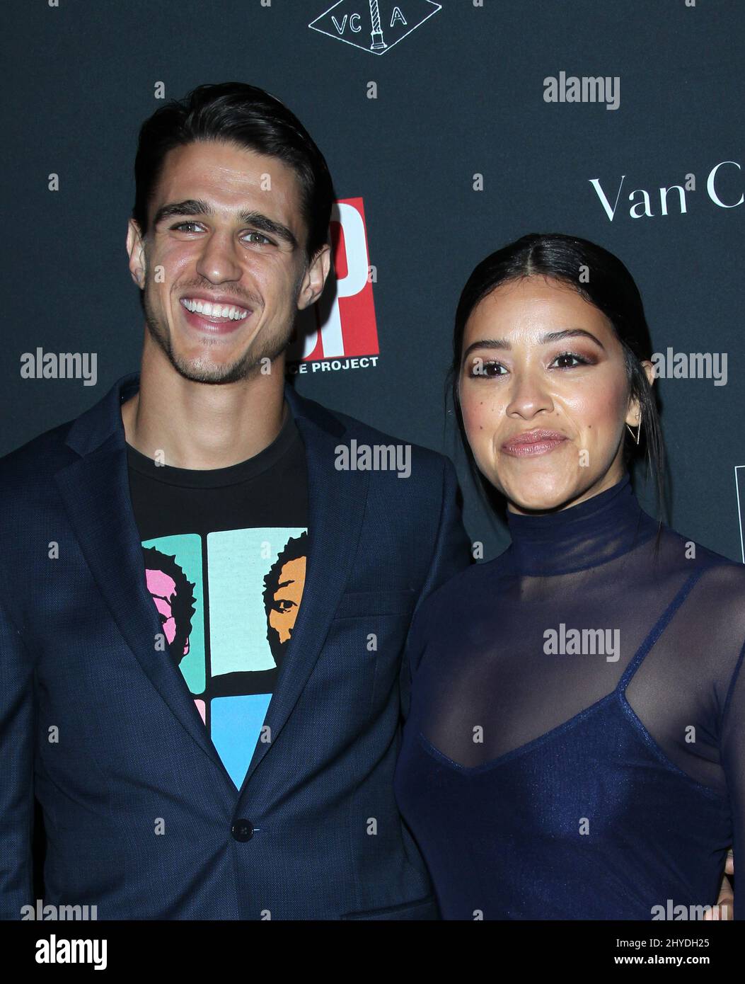 Joe Locicero and Gina Rodriguez arriving as L.A. Dance Project host ...