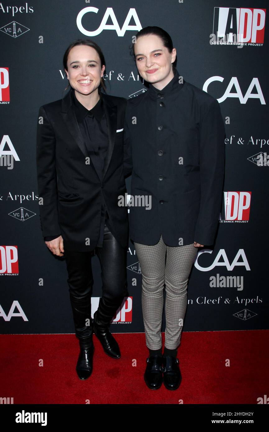 Ellen Page and Emma Portner arriving as L.A. Dance Project host annual ...