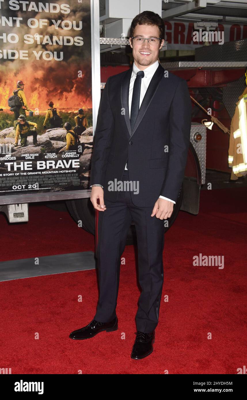 Jake Picking attends the 'Only The Brave' World Premiere held at the ...