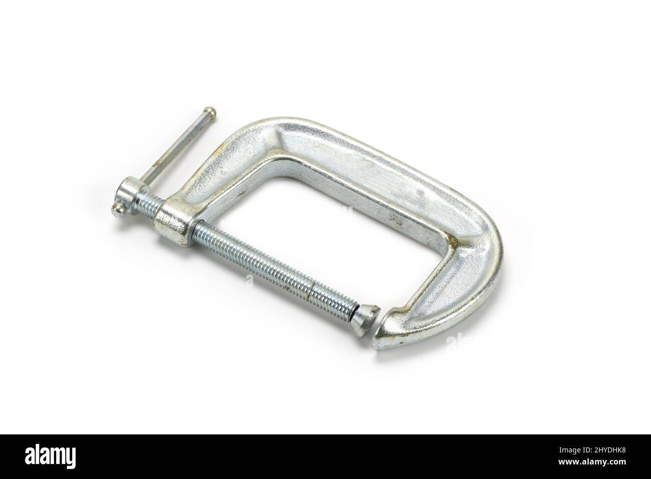 C Clamp on white background Stock Photo - Alamy