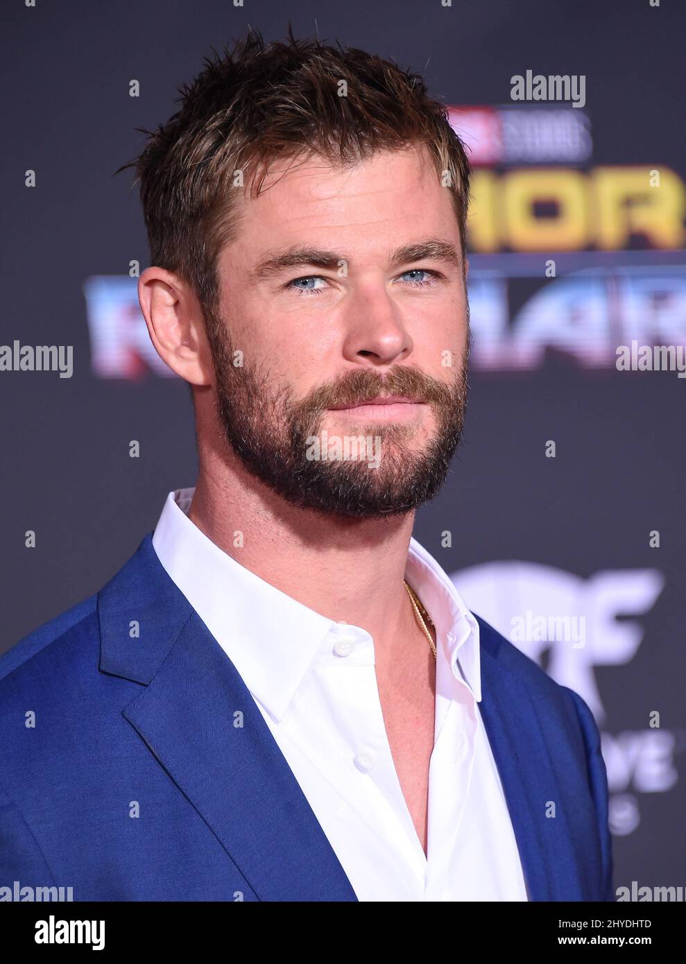 Chris Hemsworth attending Marvel's 'Thor: Ragnarok' World Premiere held ...