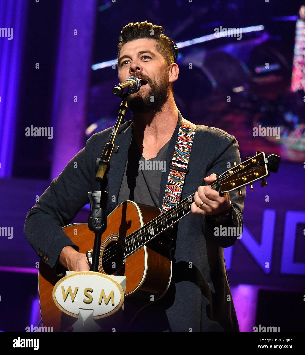 Jason Crabb during Tuesday night performances at the Grand Ole Opry ...