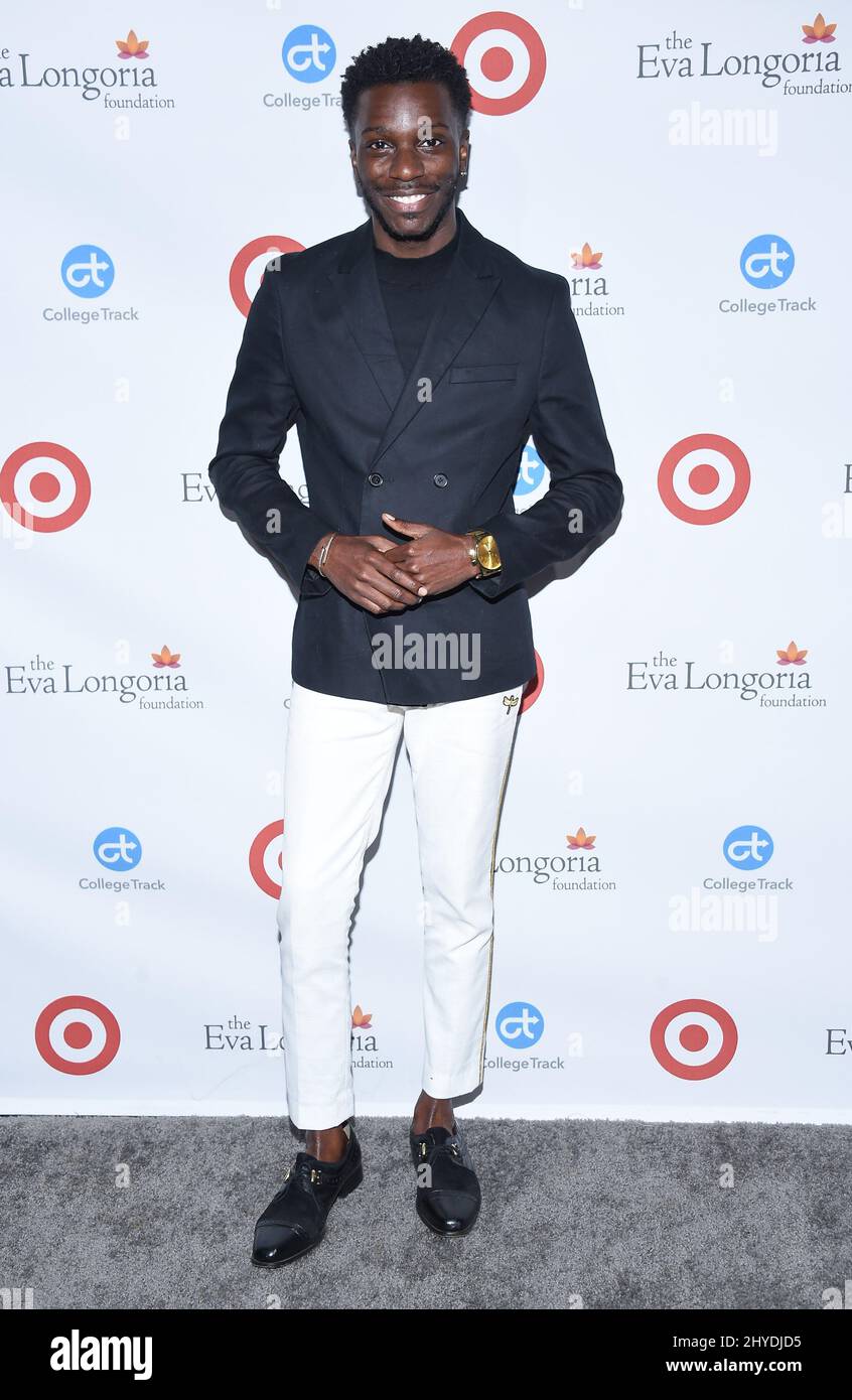 Bernard David Jones attending the Eva Longoria Foundation dinner in ...