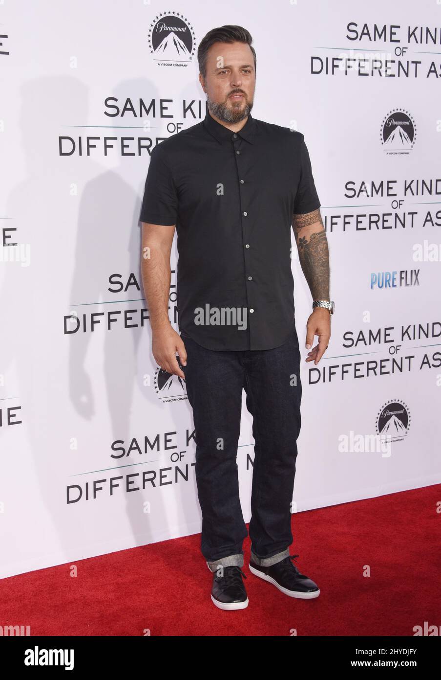 Michael Carney attending the premiere of Same Kind of Different as Me ...