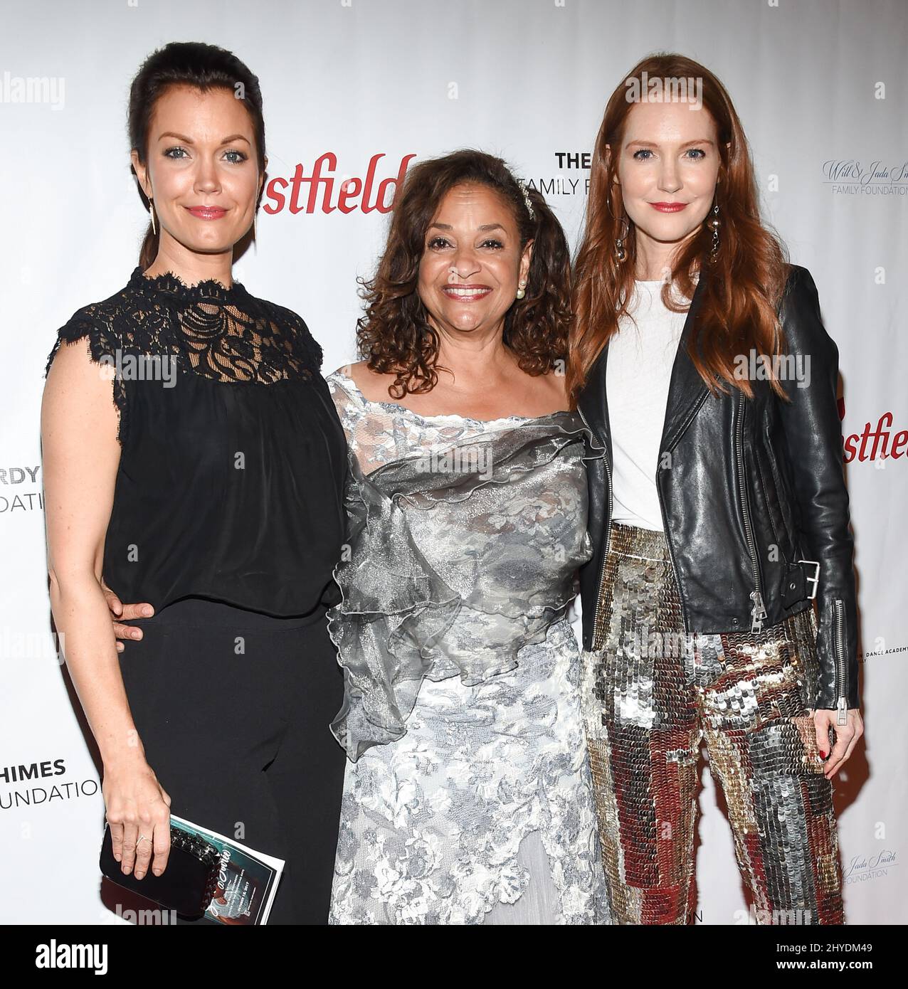 Bellamy Young, Debbie Allen and Darby Stanchfield attending the Sunday ...