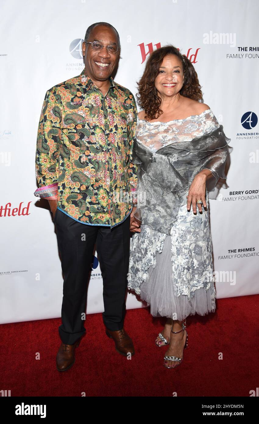 Joe Morton and Debbie Allen attending the Sunday matinee of "Turn Me ...