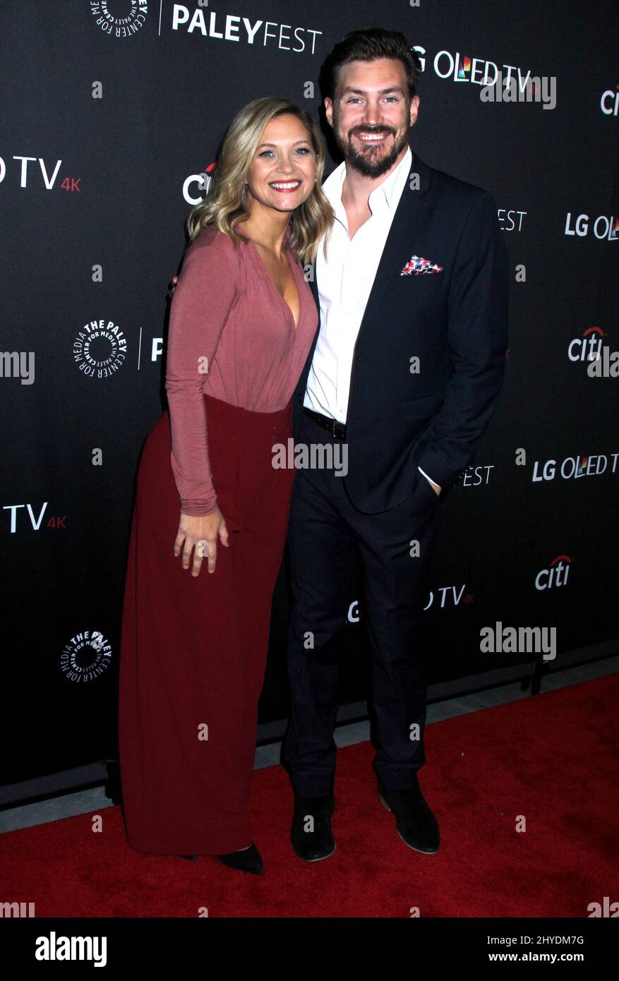 Vanessa Ray & husband Landon Beard attending the PaleyFest NY 2017 ...