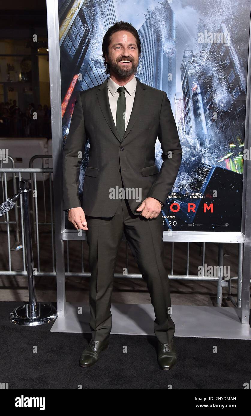 Gerald Butler attending the 'Geostorm' World Premiere held at the TCL ...