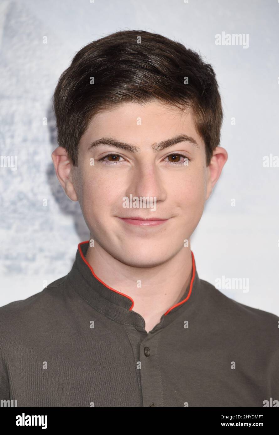 Mason Cook attending the 'Geostorm' World Premiere held at the TCL ...