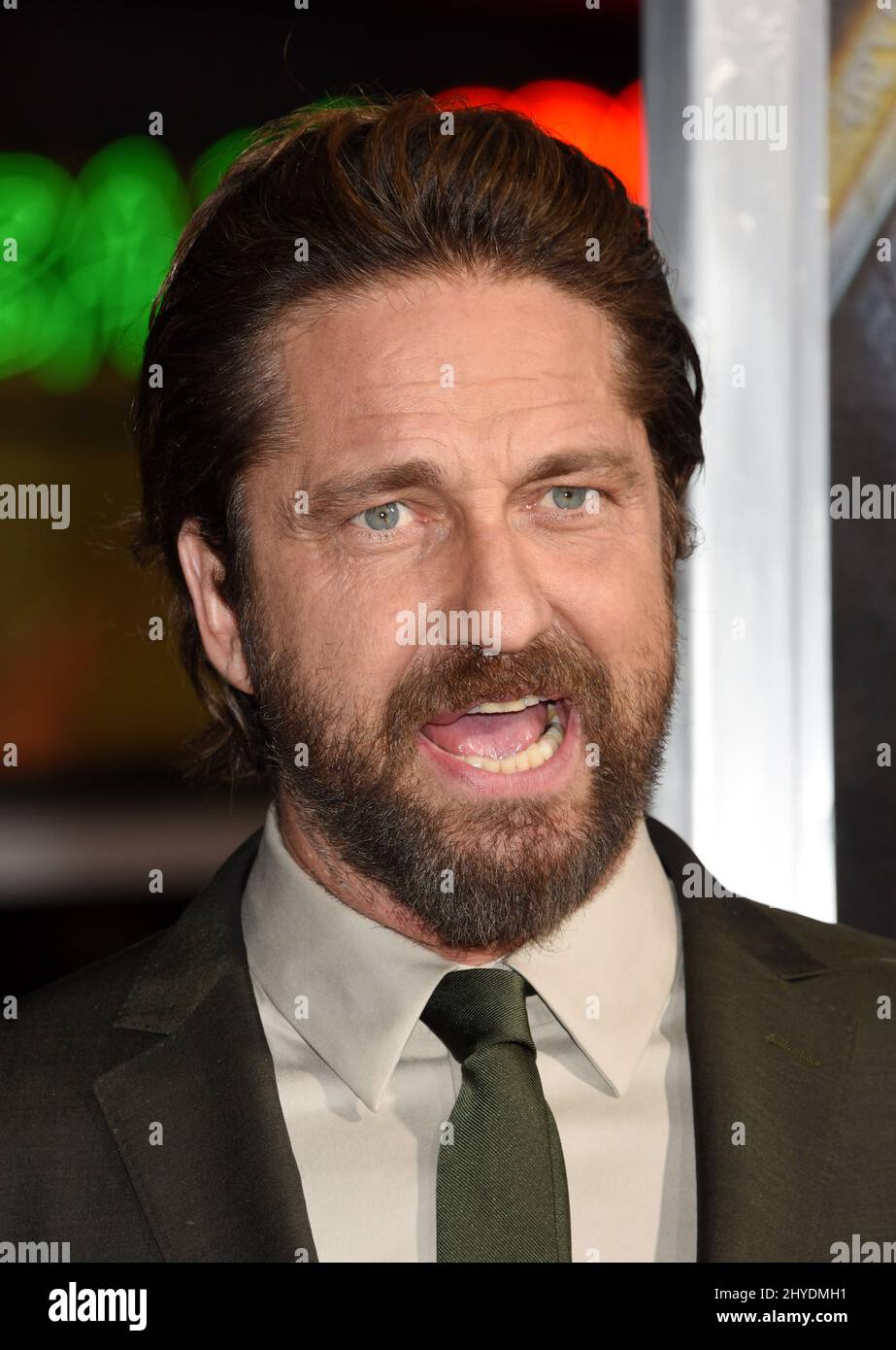 Gerard Butler attending the 'Geostorm' World Premiere held at the TCL ...