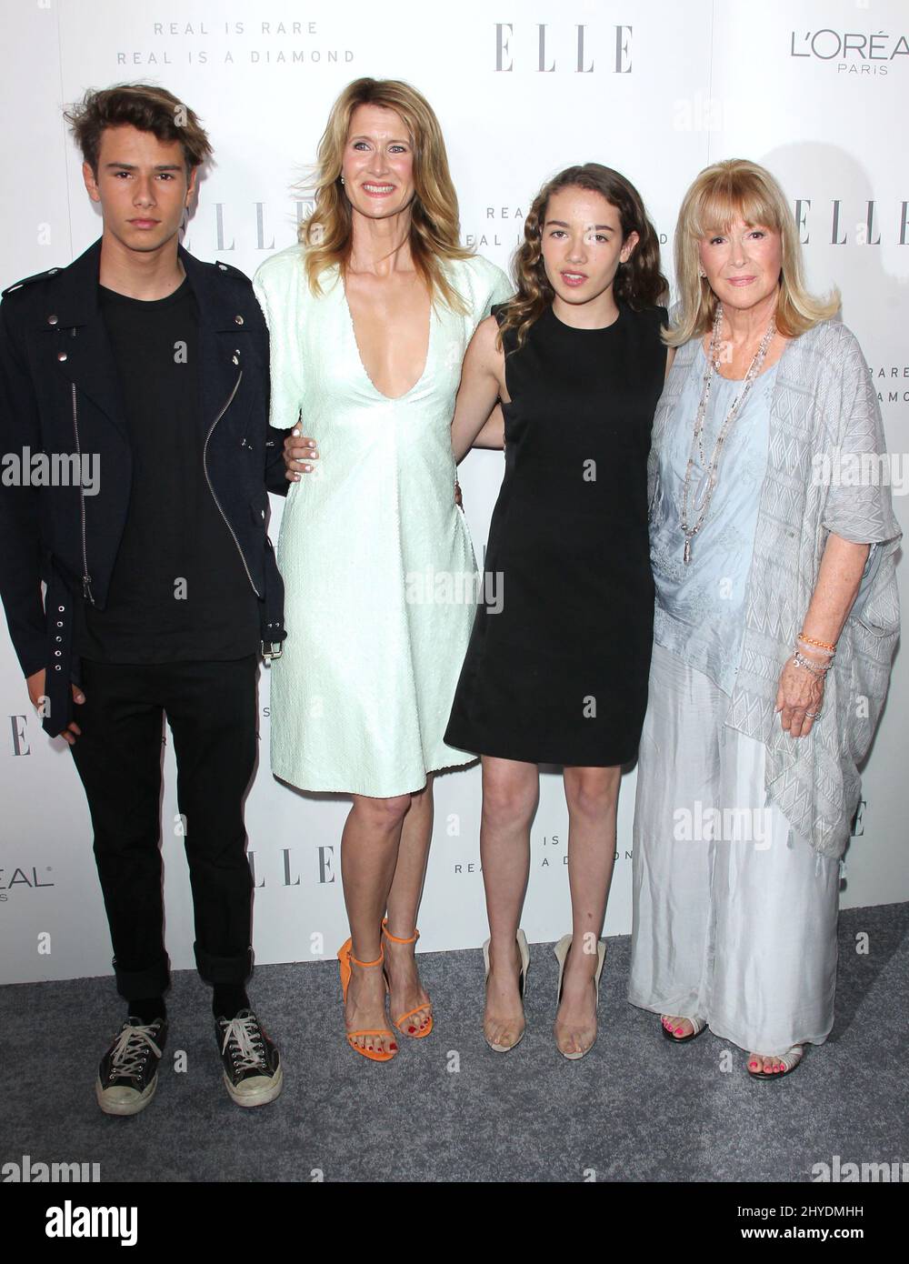 Laura Dern, Ellery Harper, Jaya Harper and Diane Ladd attending the ...