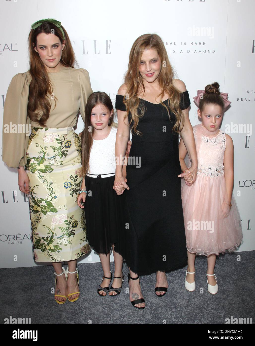 Riley Keough, Lisa Marie Presley, Harper Vivienne Ann and Finley Aaron ...