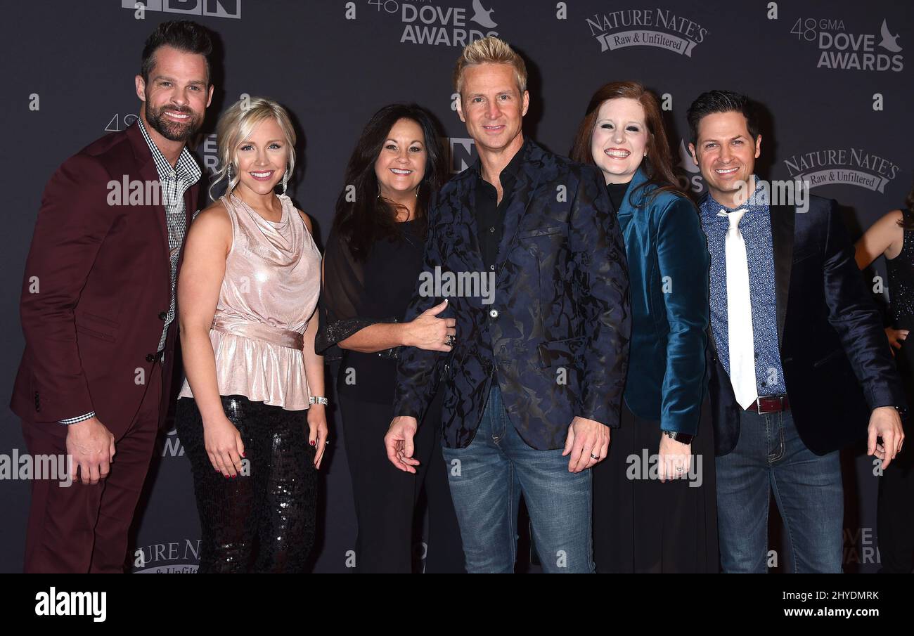 Adam Crabb, Reggie Smith and Wes Hampton of Gaither Vocal Band ...