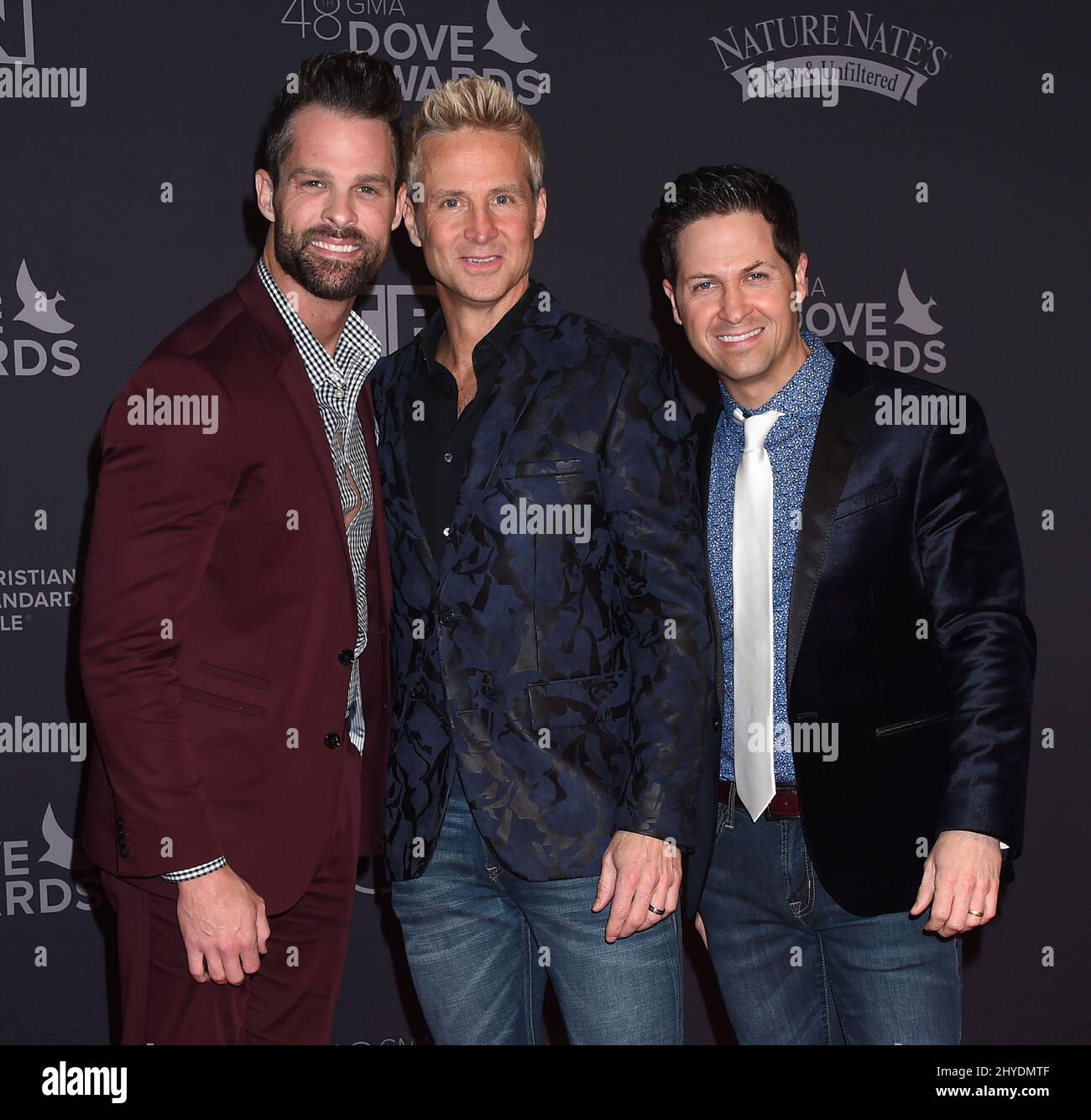 Adam Crabb, Reggie Smith and Wes Hampton of Gaither Vocal Band ...