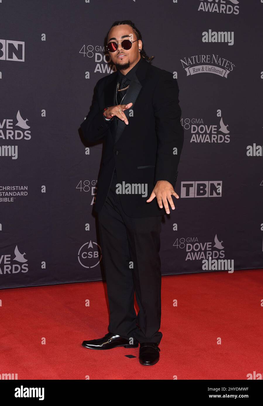 Steven Malcolm attending at the 48th Annual GMA Dove Awards held at the ...