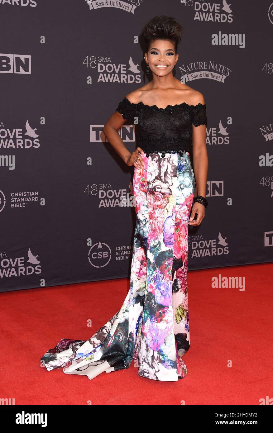 Jasmine Murray attending at the 48th Annual GMA Dove Awards held at the ...
