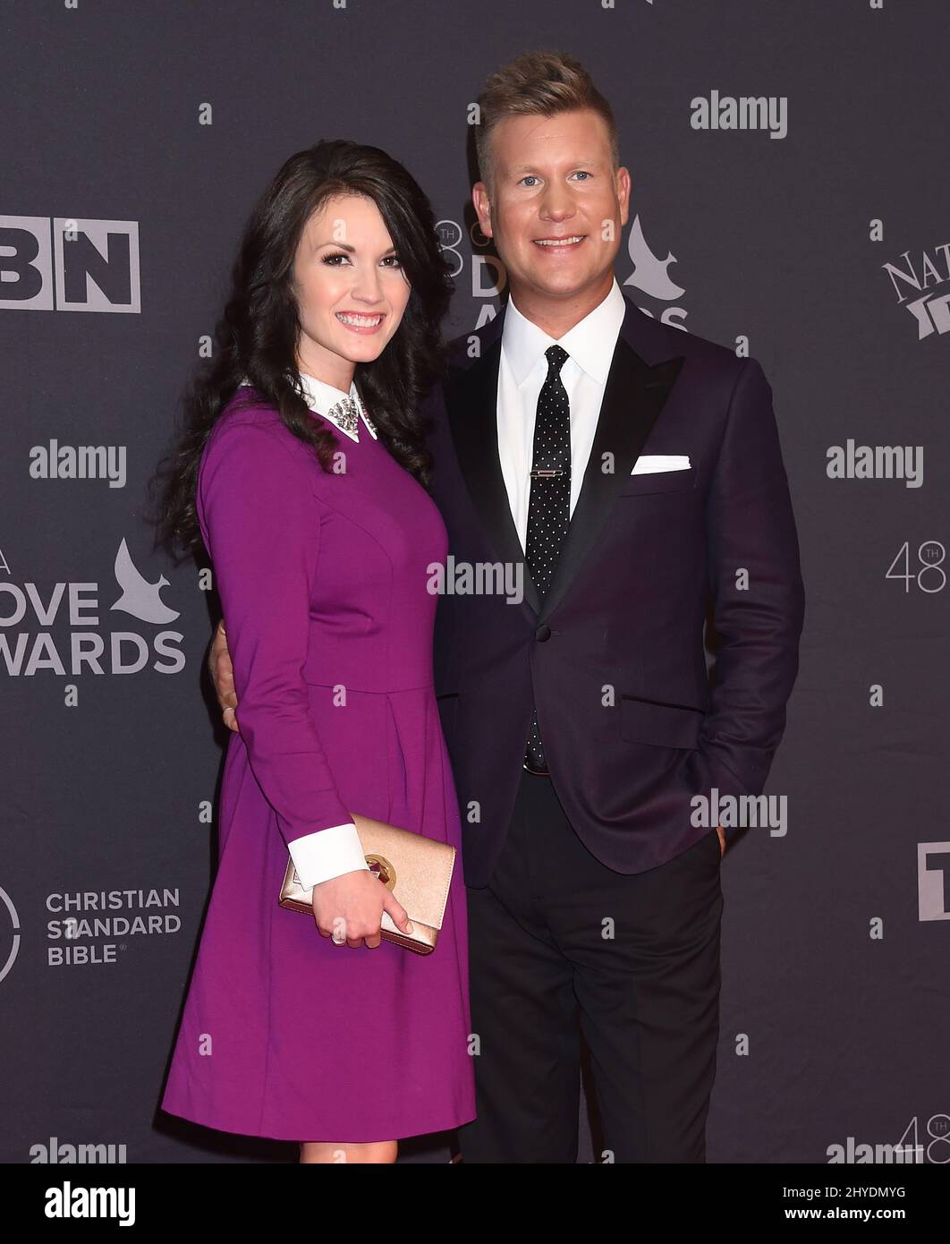 Joseph Habedank and Lindsay Habedank attending at the 48th Annual GMA ...