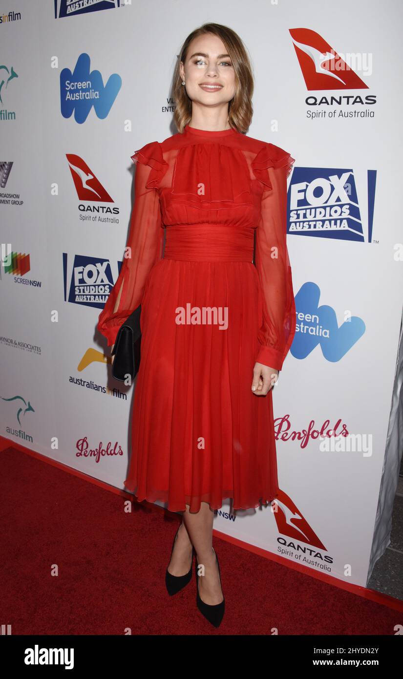 Lucy Fry attending Australians In Film 6th Annual Awards Gala held at ...