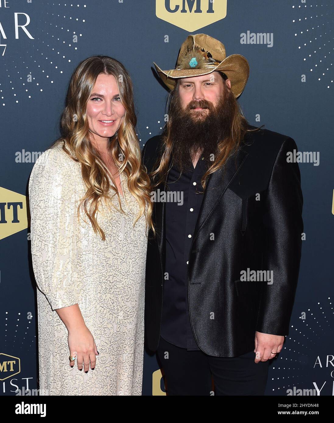 Morgan Stapleton and Chris Stapleton attending CMT Artist of the Year ...