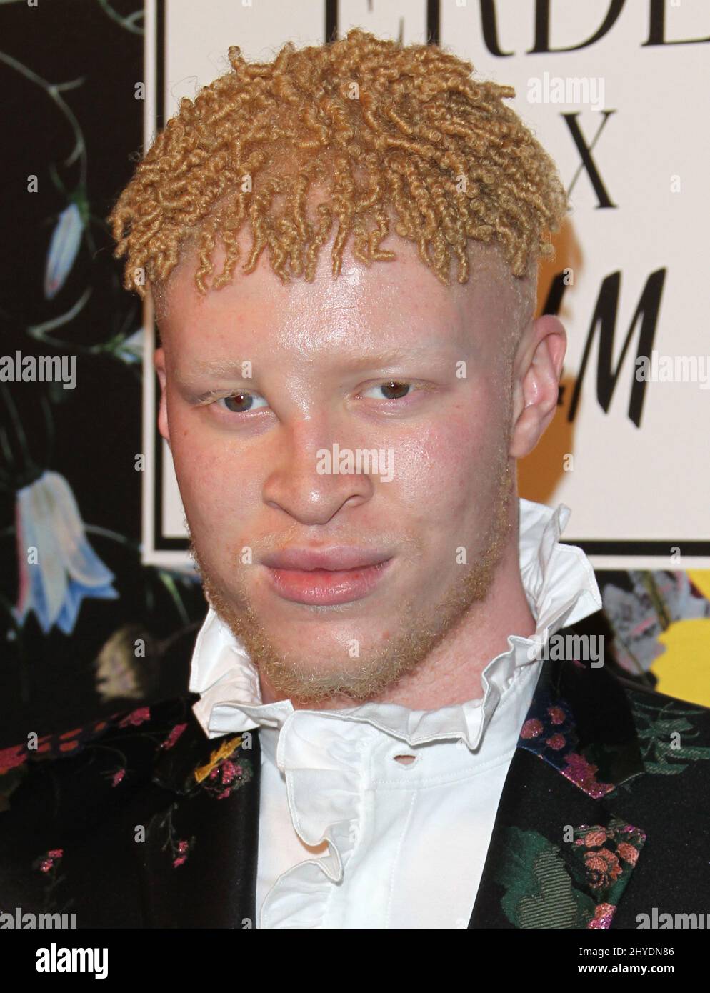 Shaun Ross attending the H&M x ERDEM Runway Show & Party held at The ...