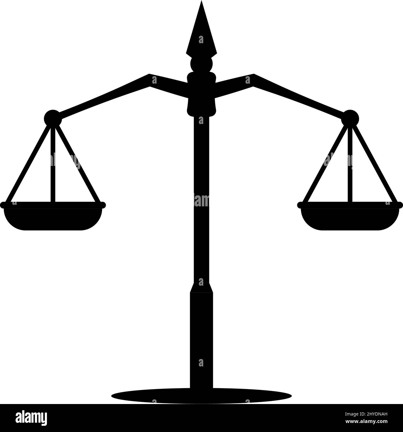Law scale icon Black and White Stock Photos & Images - Alamy