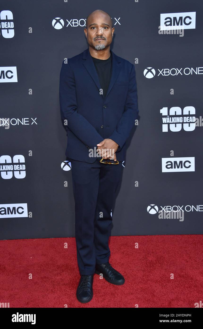 Seth Gilliam arriving for AMC Celebrates 100th Episode of 'The Walking ...