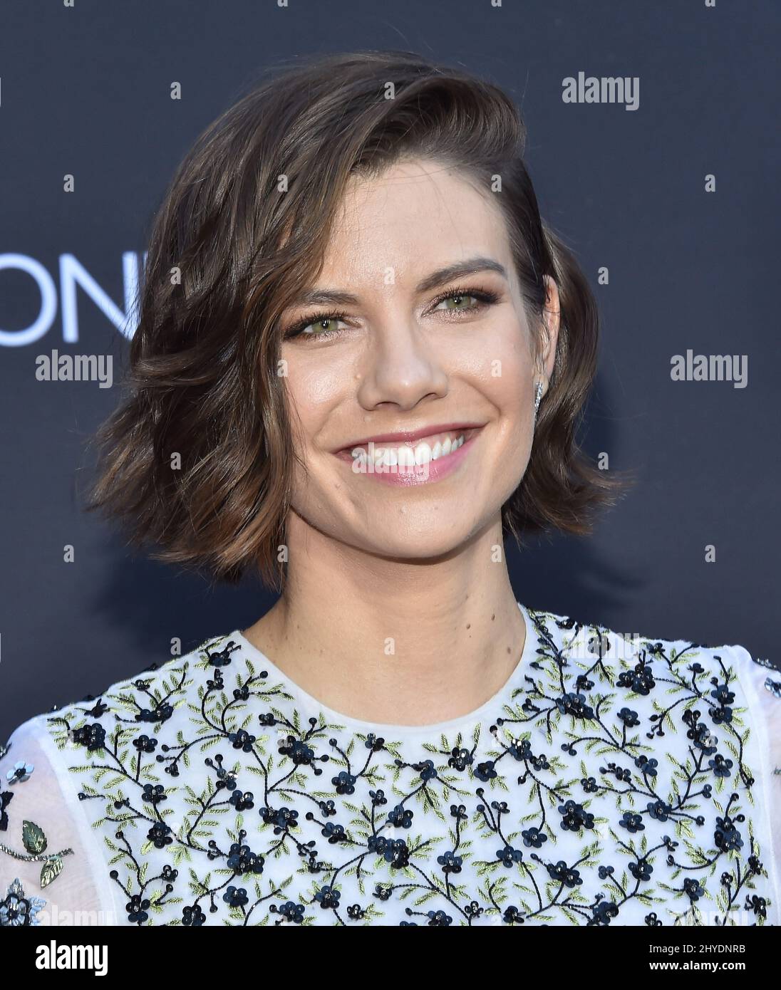 Lauren Cohan arriving for AMC Celebrates 100th Episode of 'The Walking ...