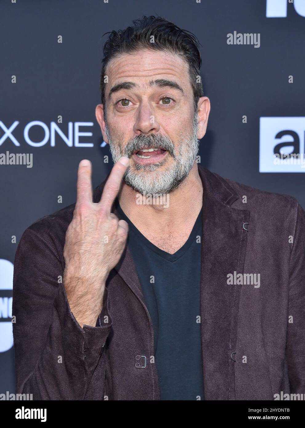 Jeffrey Dean Morgan arriving for AMC Celebrates 100th Episode of 'The ...
