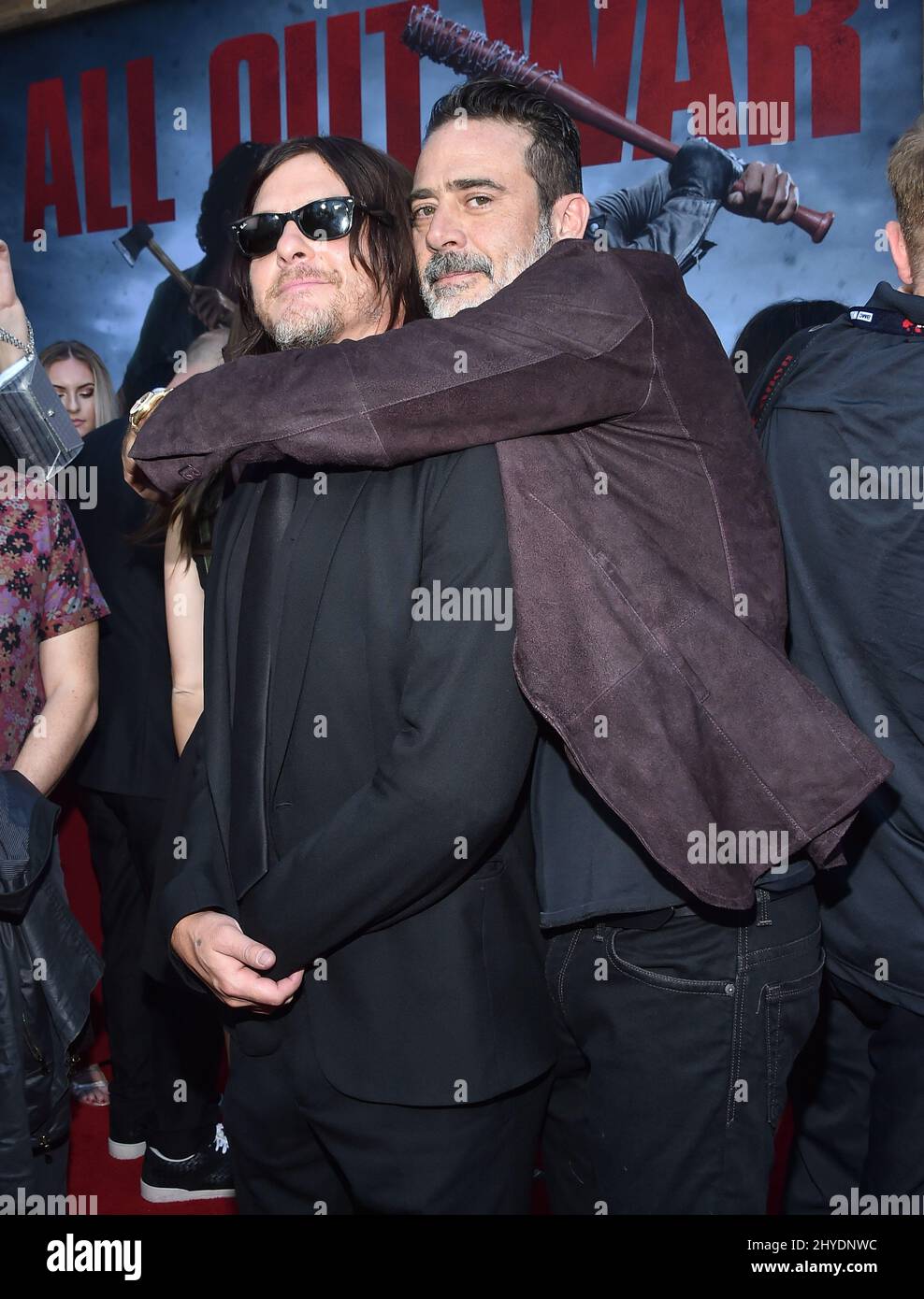 Norman Reedus and Jeffrey Dean Morgan arriving for AMC Celebrates 100th ... Norman Reedus and Jeffrey Dean Morgan arriving for AMC Celebrates 100th ...