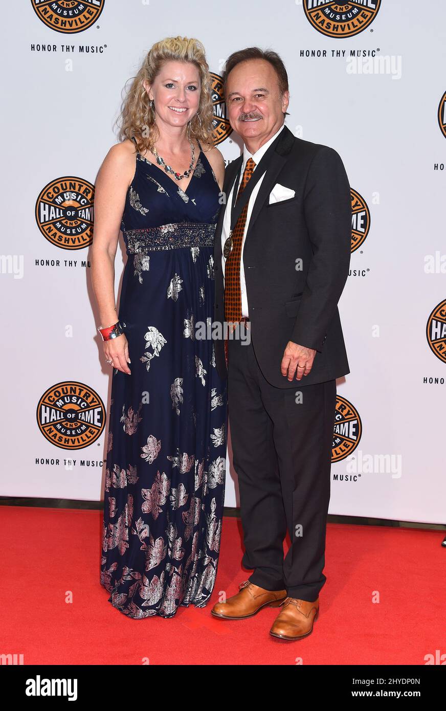 Jimmy Fortune and Nina Fortune arriving for the Country Music Hall of ...