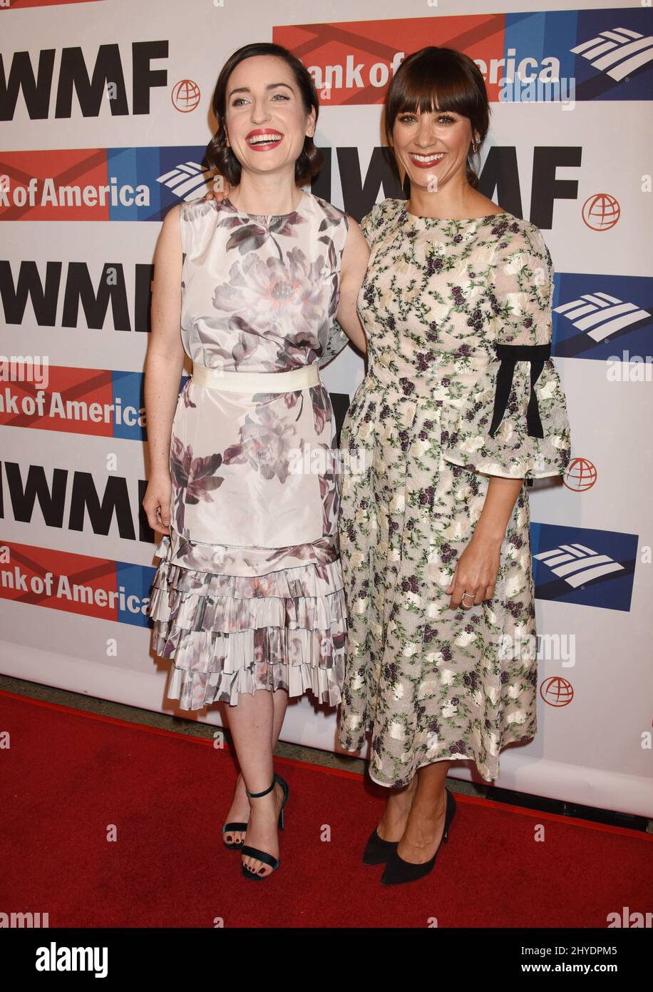Zoe Lister Jones and Rashida Jones attending the 2017 Courage In ...