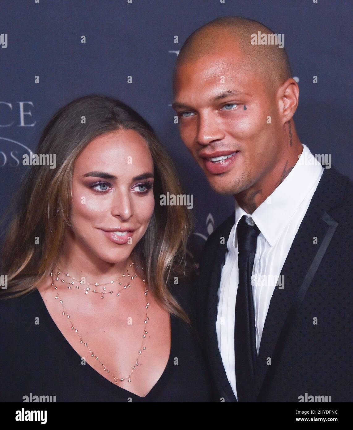 Chloe Green and Jeremy Meeks attending the 2017 Princess Grace Awards ...