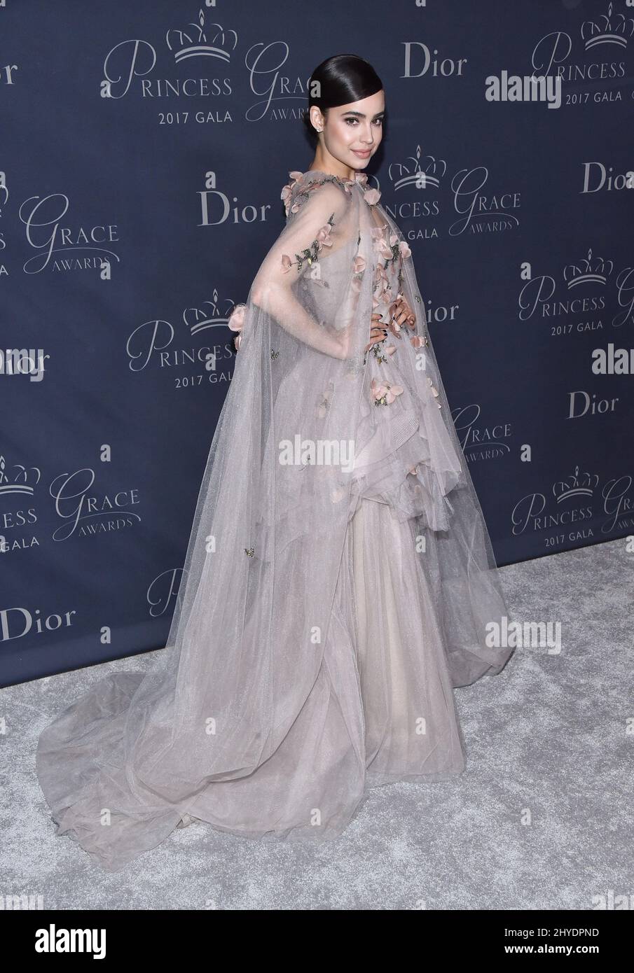 Sofia Carson attending the 2017 Princess Grace Awards Gala Stock Photo ...