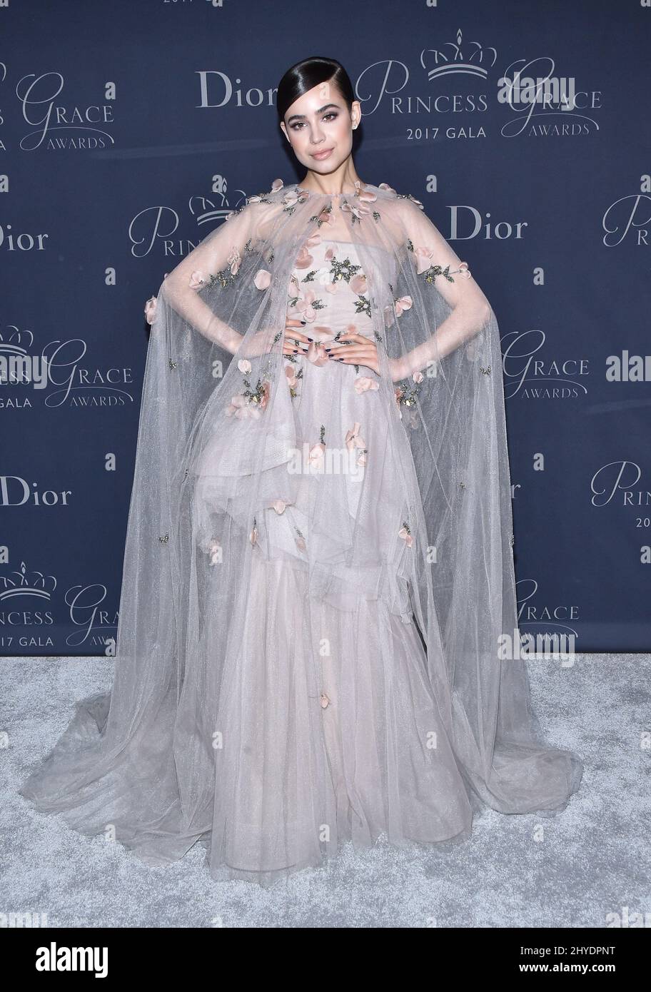 Sofia Carson attending the 2017 Princess Grace Awards Gala Stock Photo ...