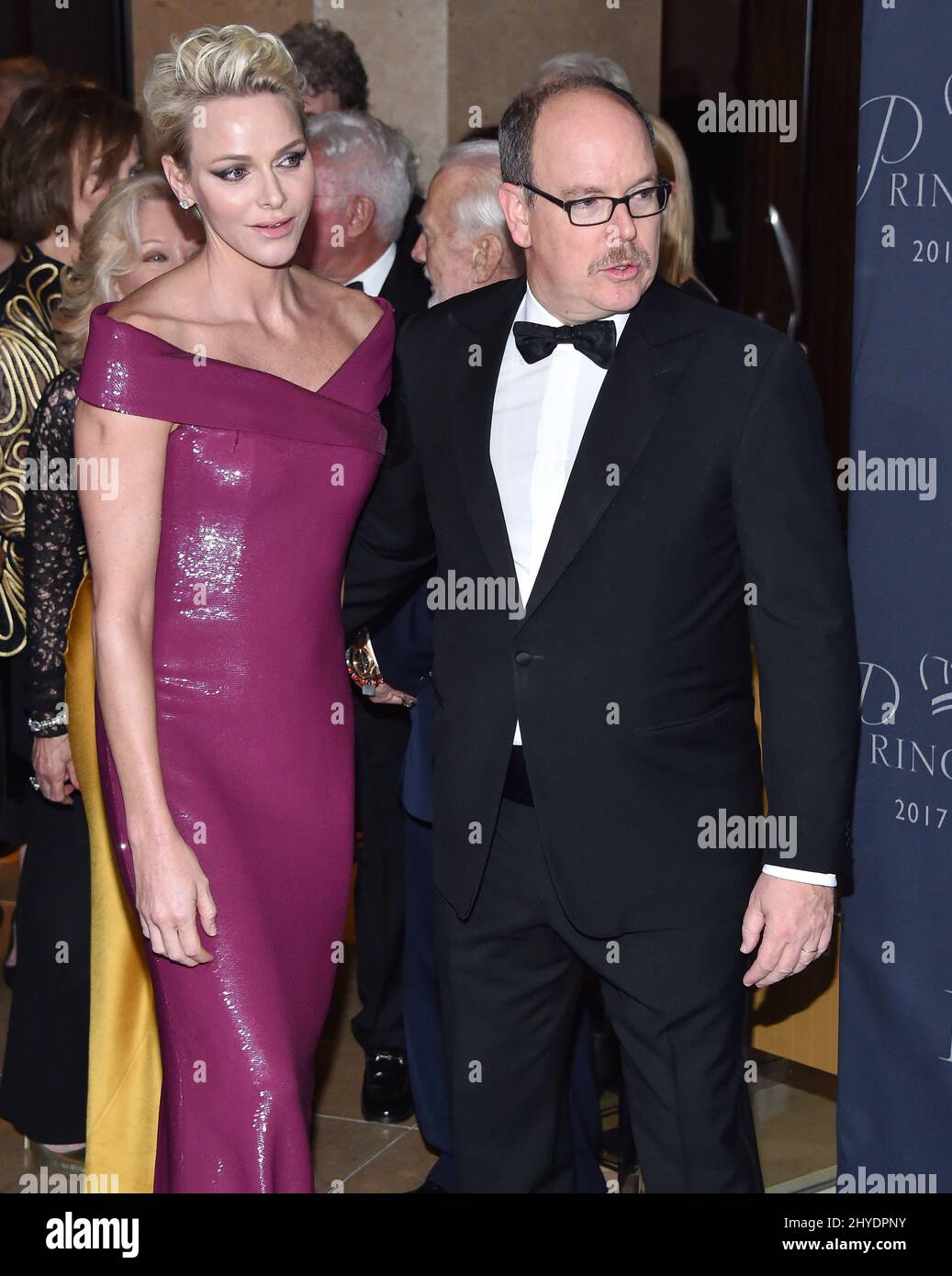 His Serene Highness Prince Albert II of Monaco and Her Serene Hi ...