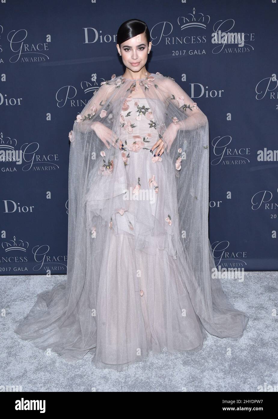 Sofia Carson attending the 2017 Princess Grace Awards Gala Stock Photo ...