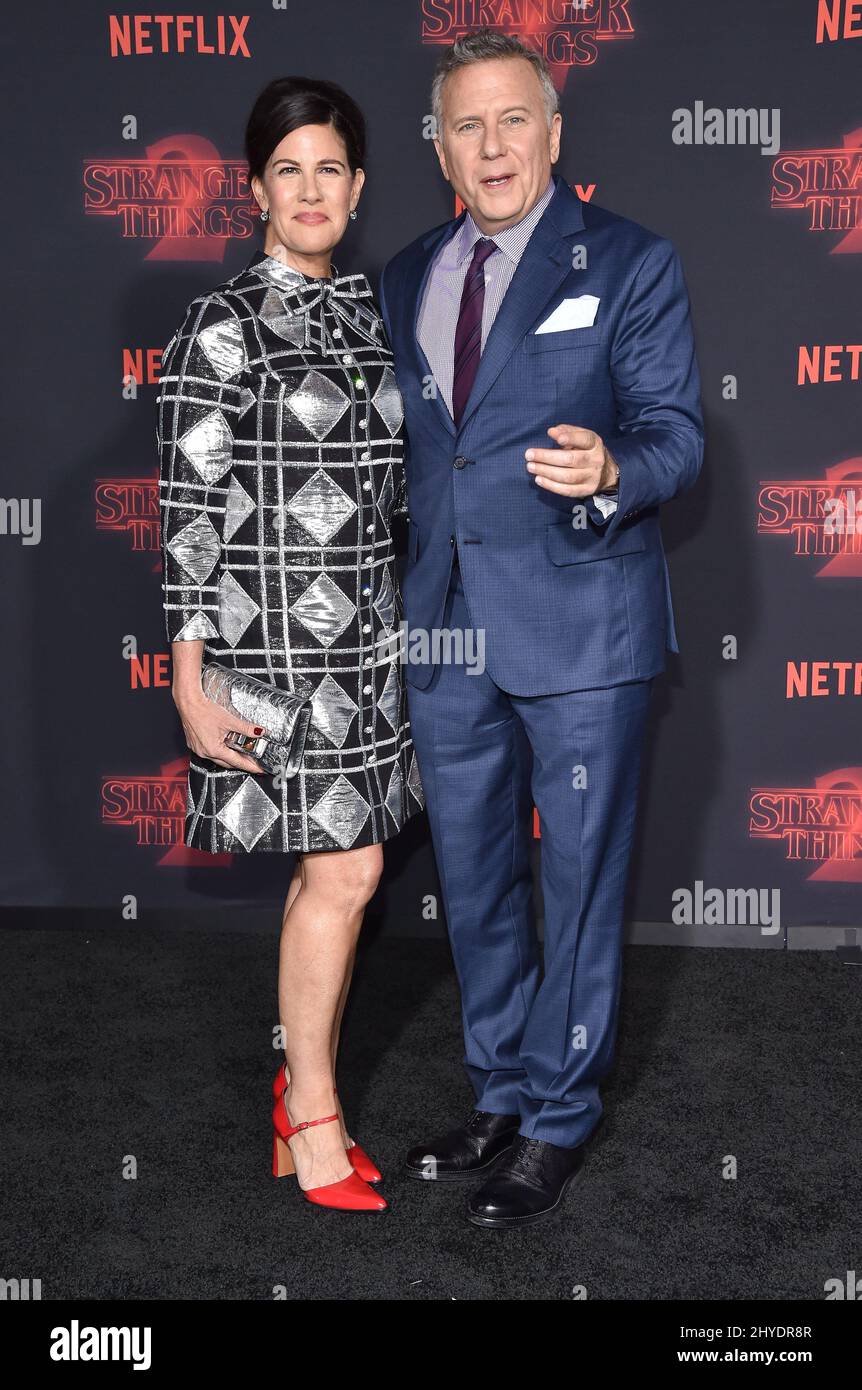 Paul Reiser and Paula Ravets attending Netflix's Stranger Things 2 ...